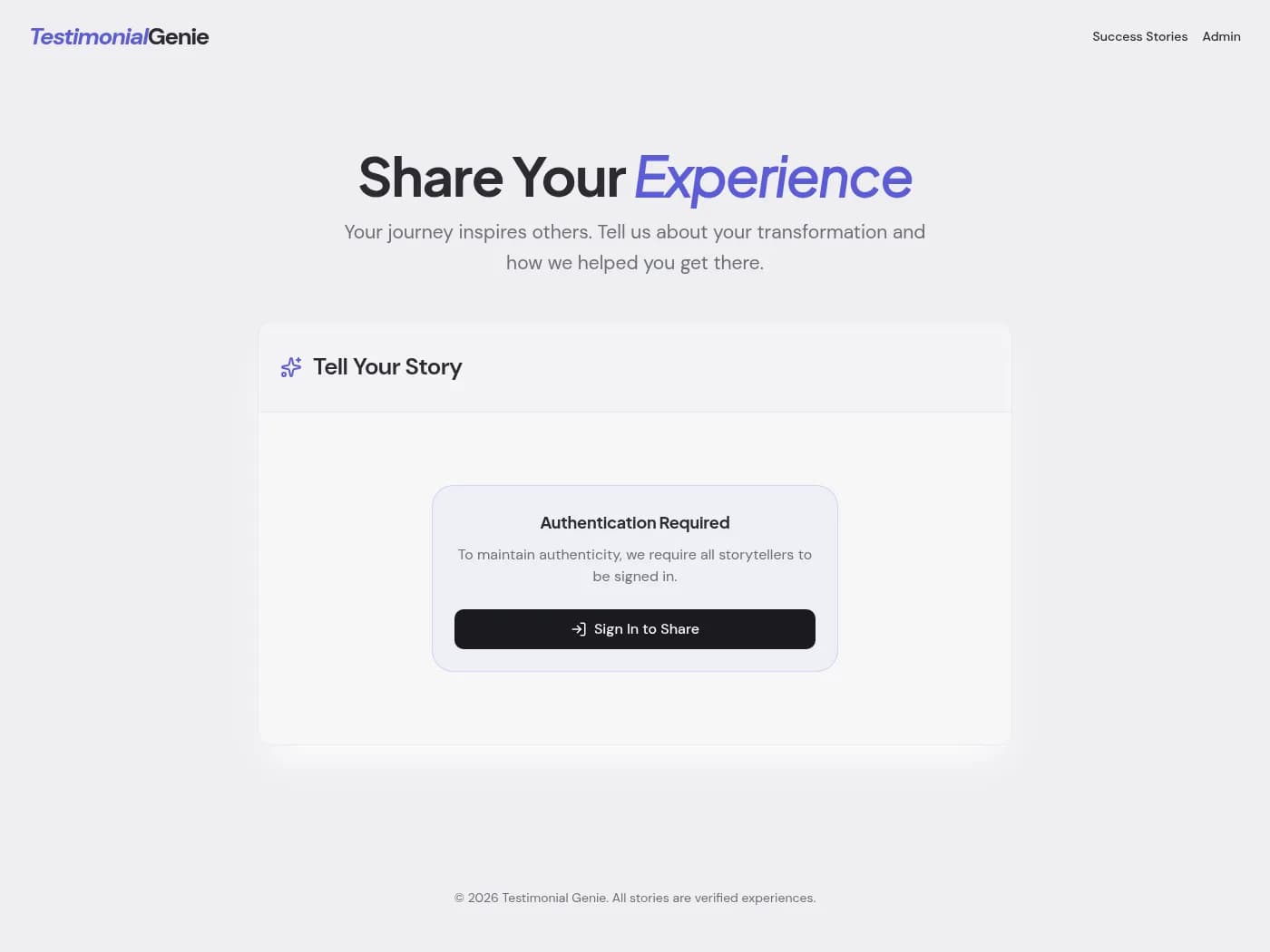 Testimonial Genie