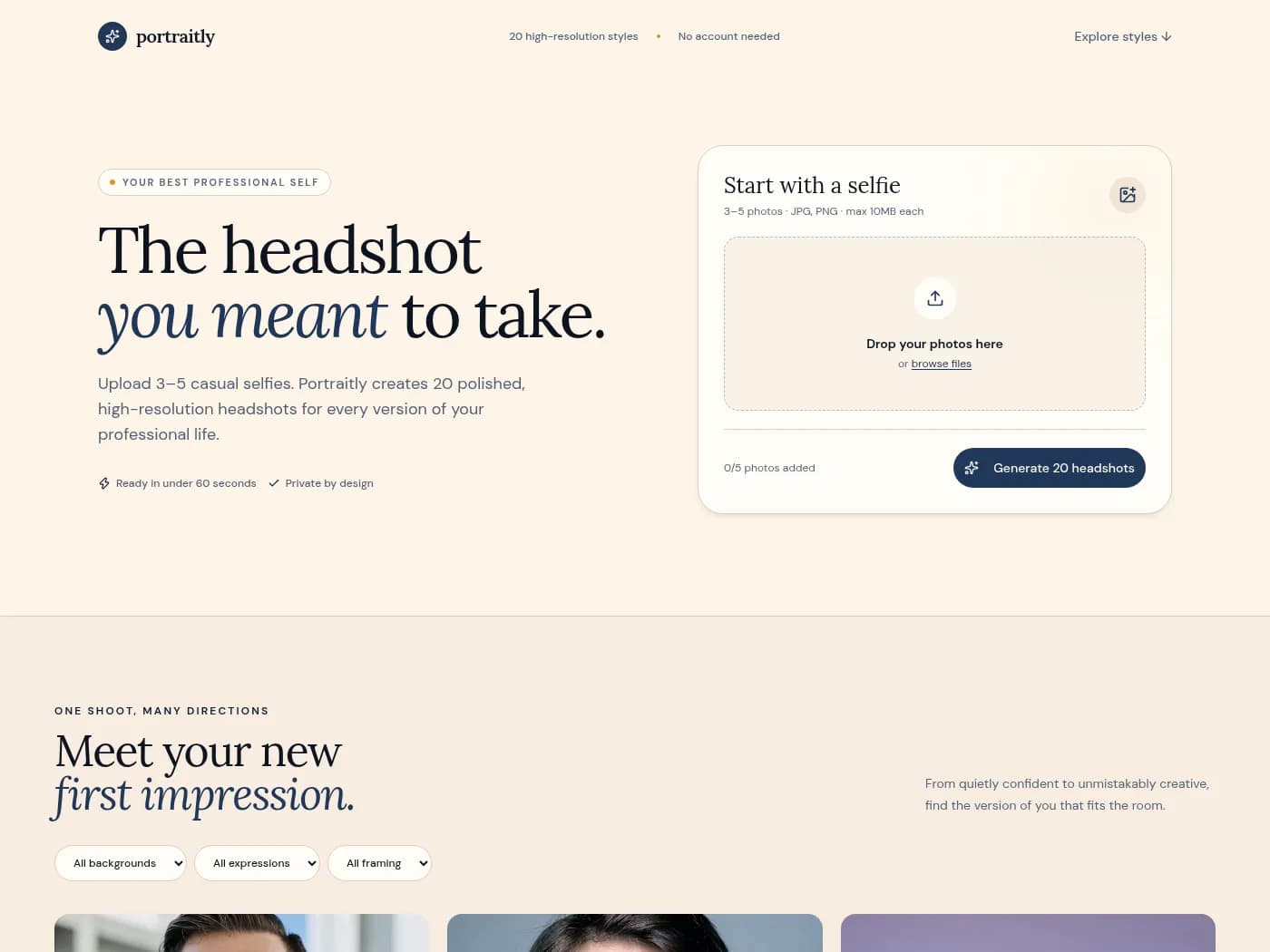 Headshot AI Studio