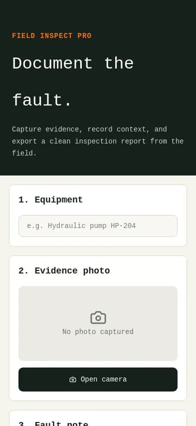 Field Inspect Pro