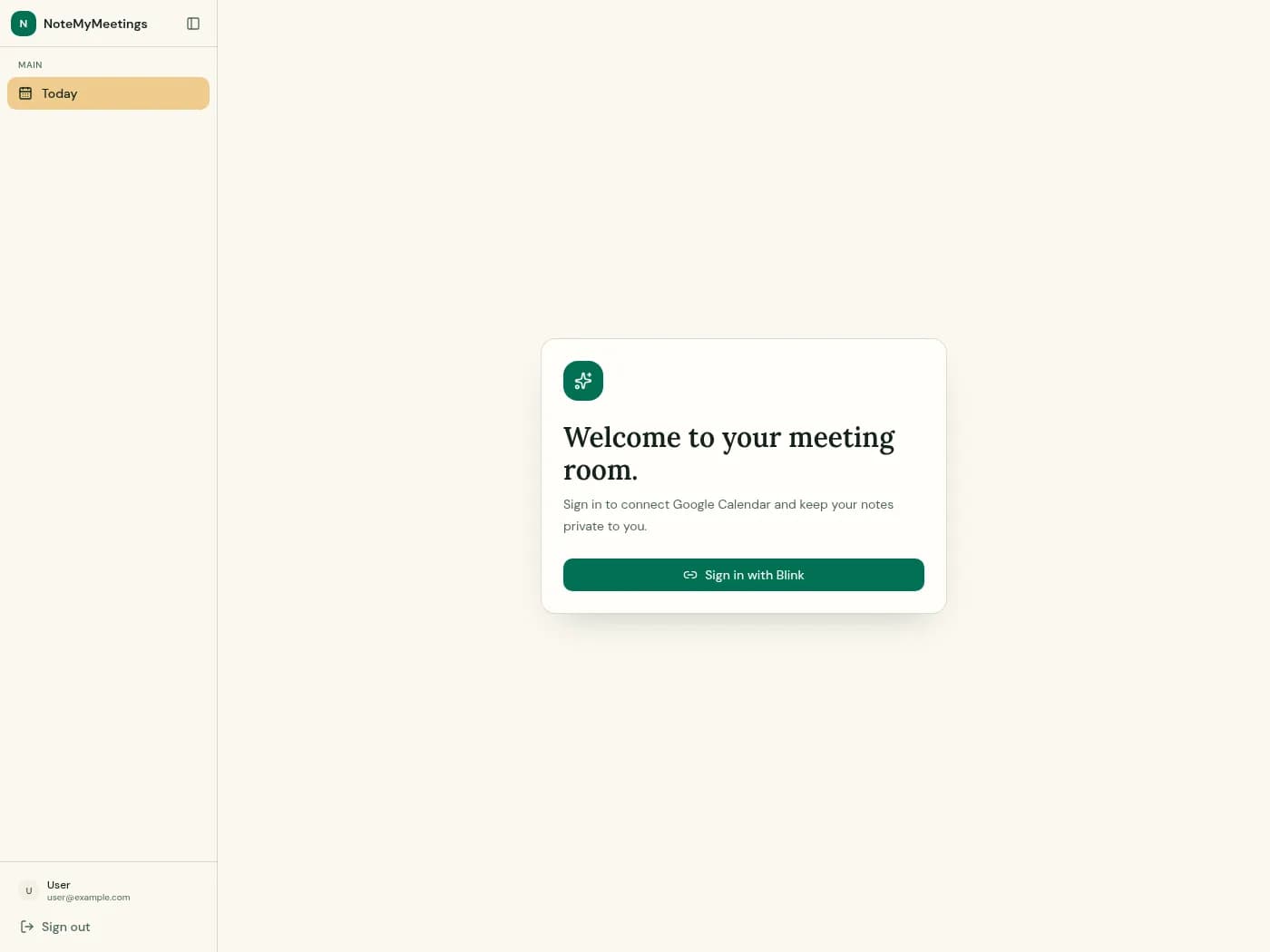 NoteMyMeetings