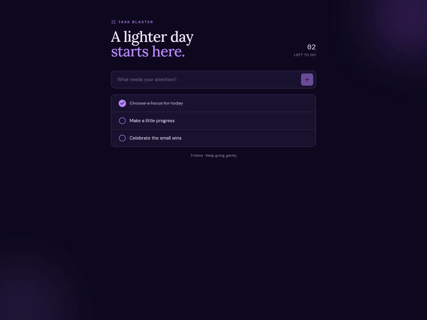 Simple Todo List