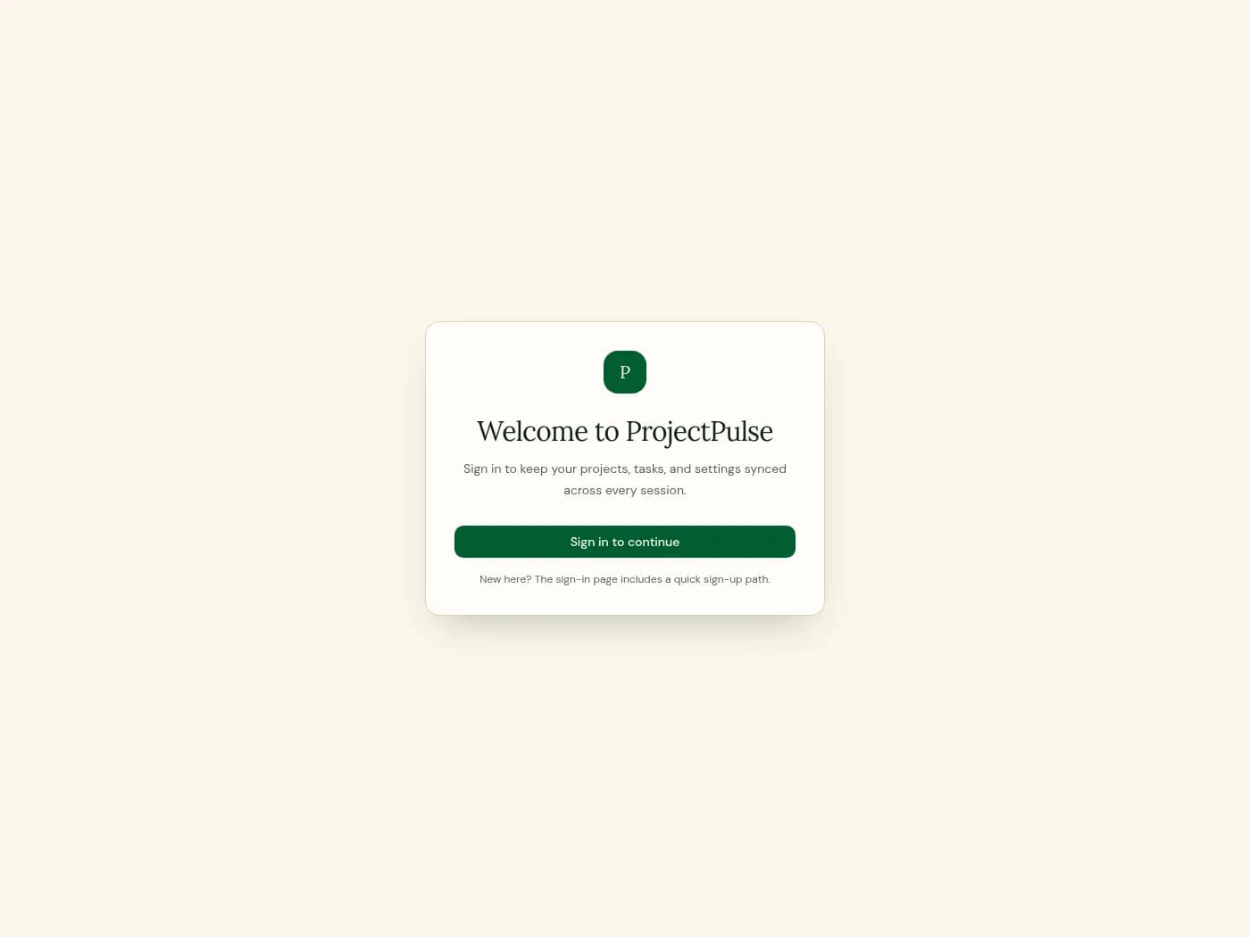 ProjectPulse Tracker