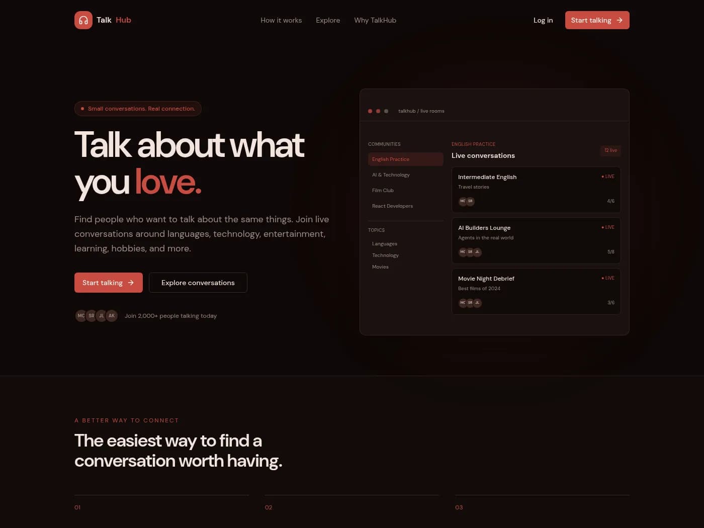 TalkHub Social App