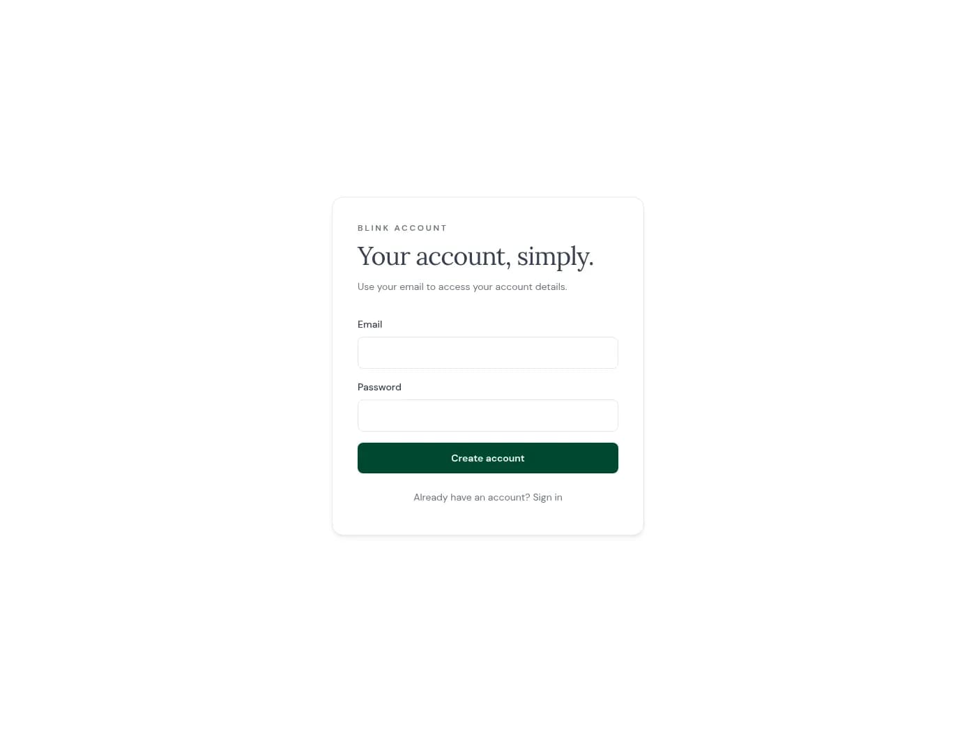 Blink Account Manager