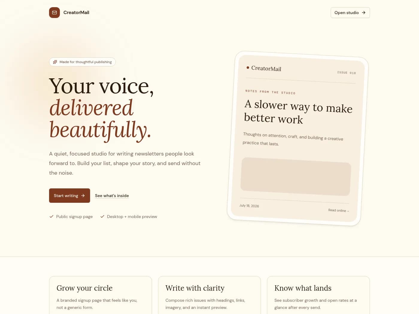 CreatorMail Suite